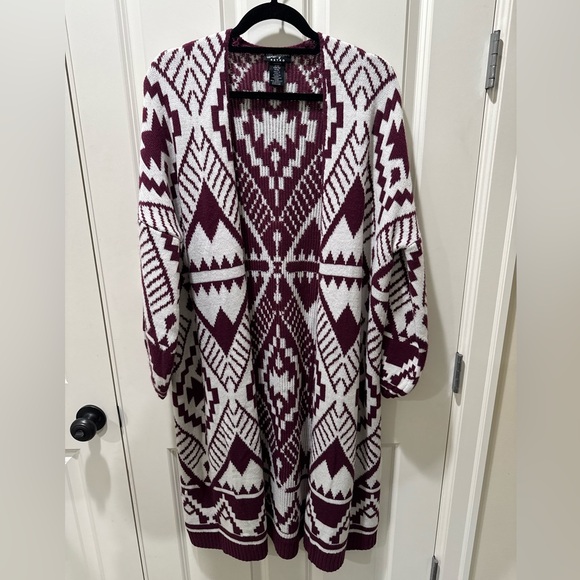 Wrangler Retro | Sweaters | Wrangler Punchy Cardigan Burgundywhite ...